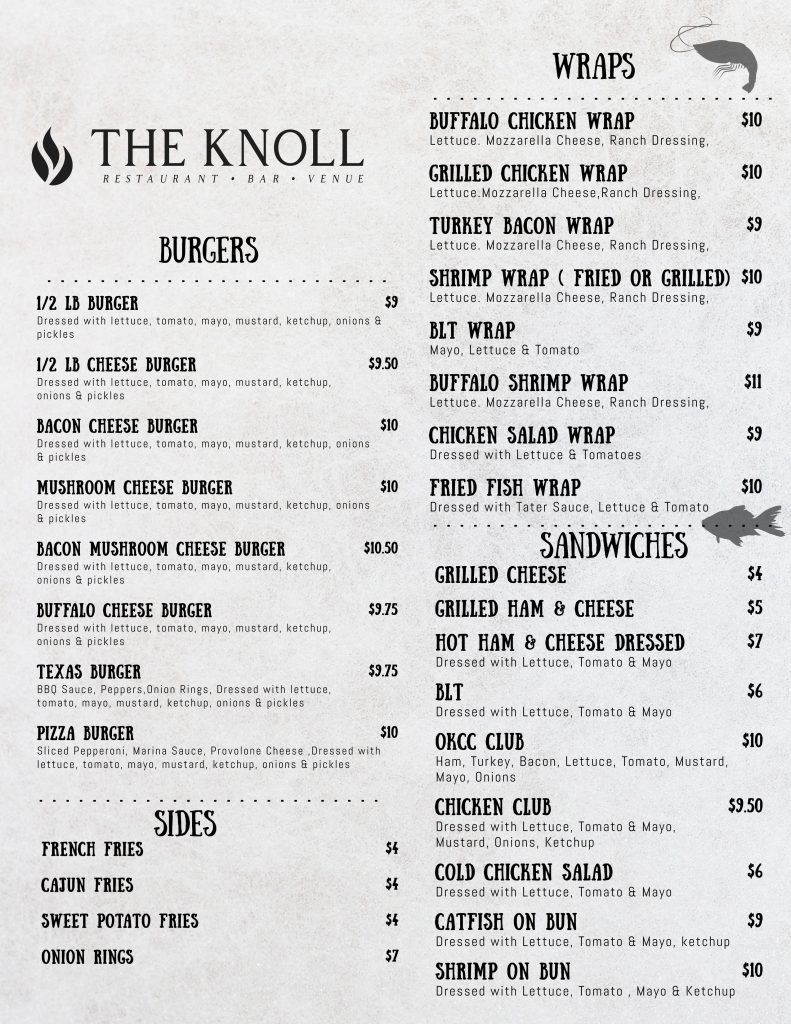 Restaurant | Oak Knoll Country Club | Golf Now | Hammond and New ...