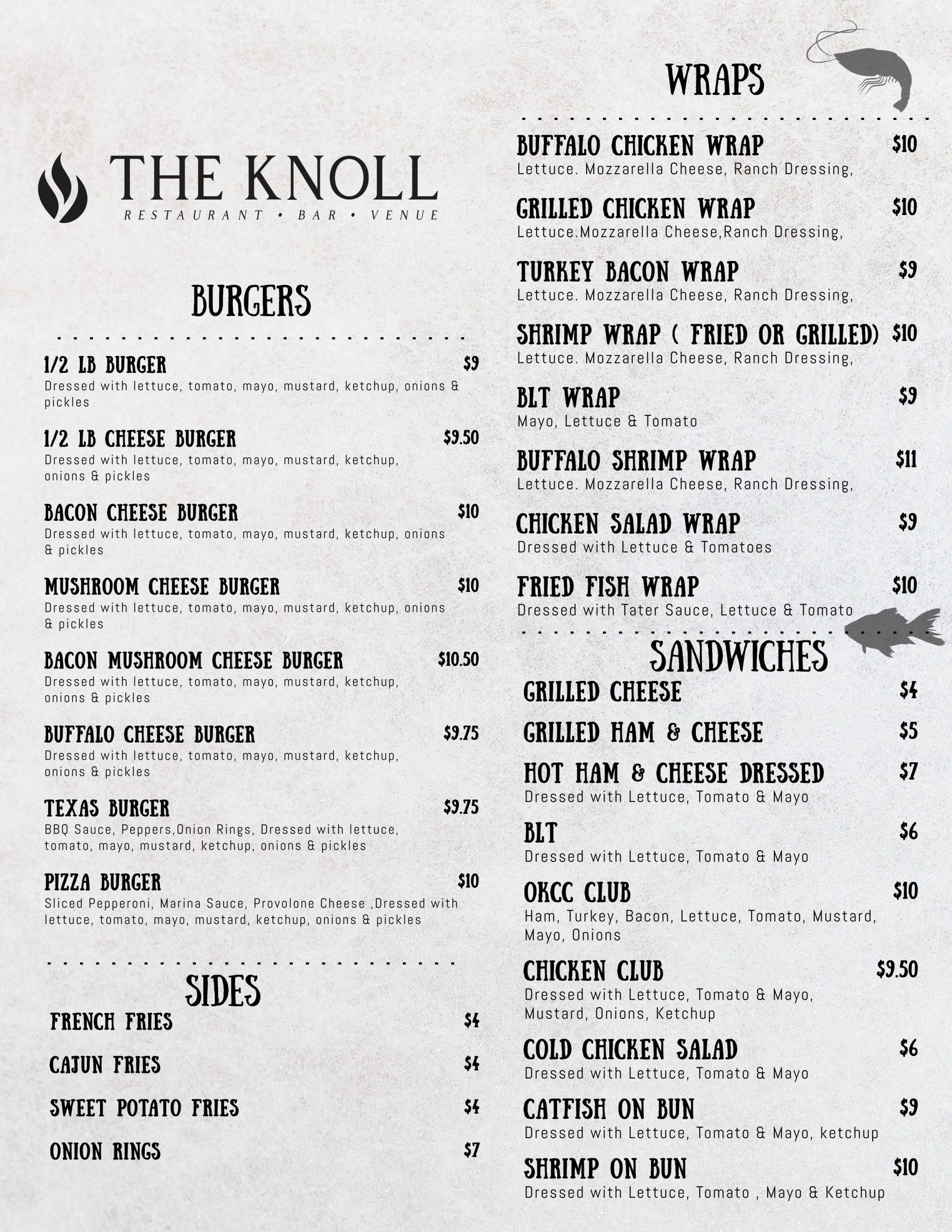 Restaurant | Oak Knoll Country Club | Golf Now | Hammond and New ...
